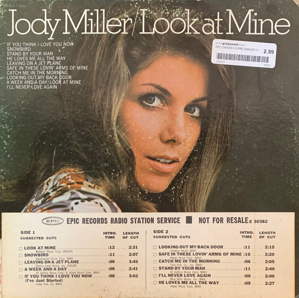 Jody Miller - Look At Mine – SolSta Records