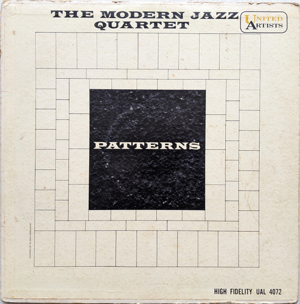 The Modern Jazz Quartet - Patterns – SolSta Records
