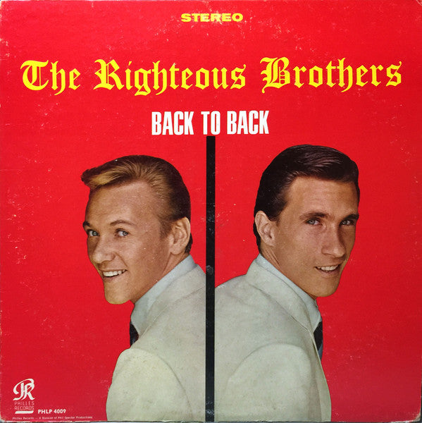 The Righteous Brothers - Back To Back – SolSta Records