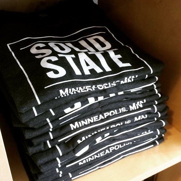 Solid State Vinyl Logo T-shirt – SolSta Records